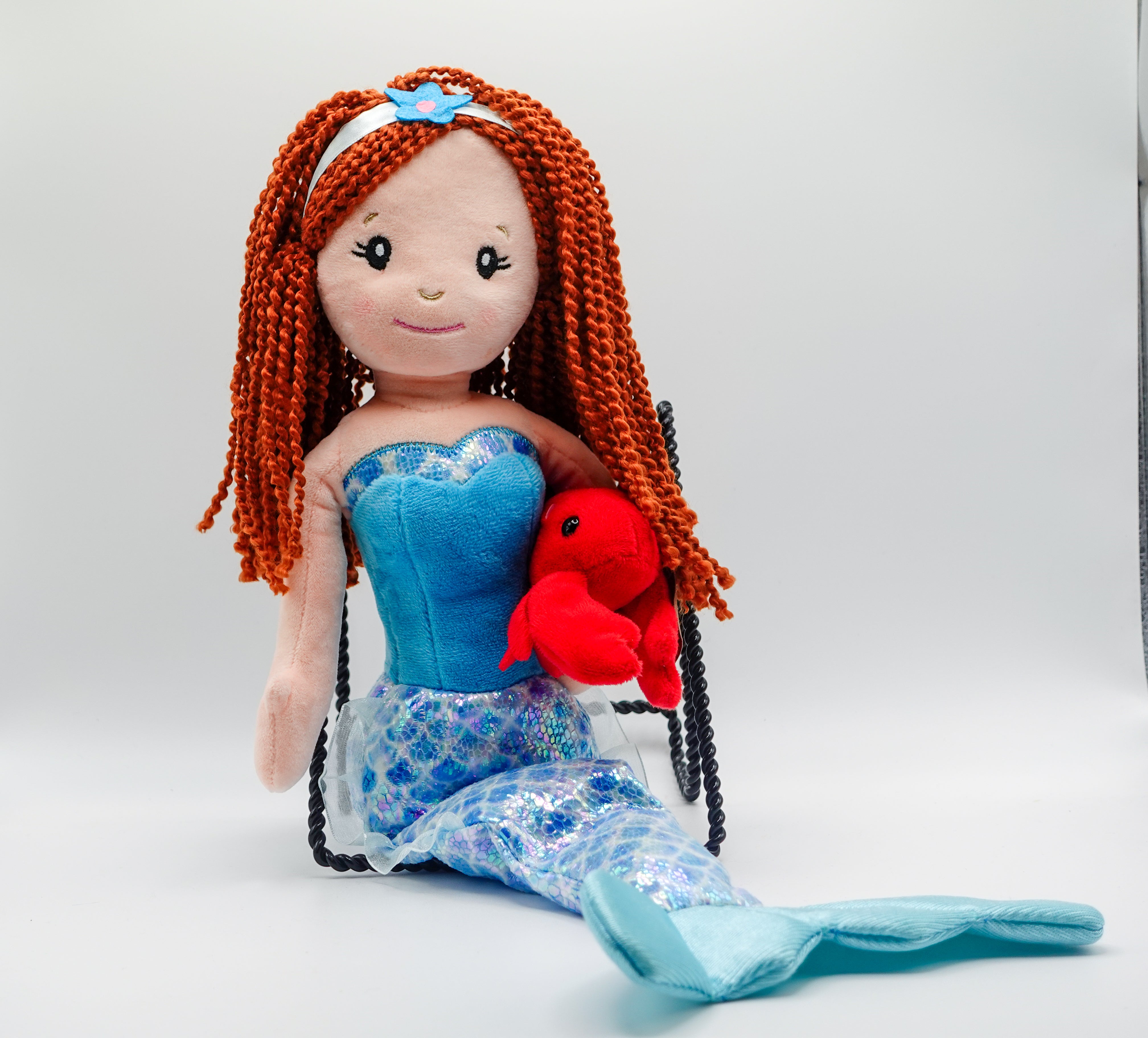 Mermaid and Crawfish Plush Toy | Cajun Encounters Merch