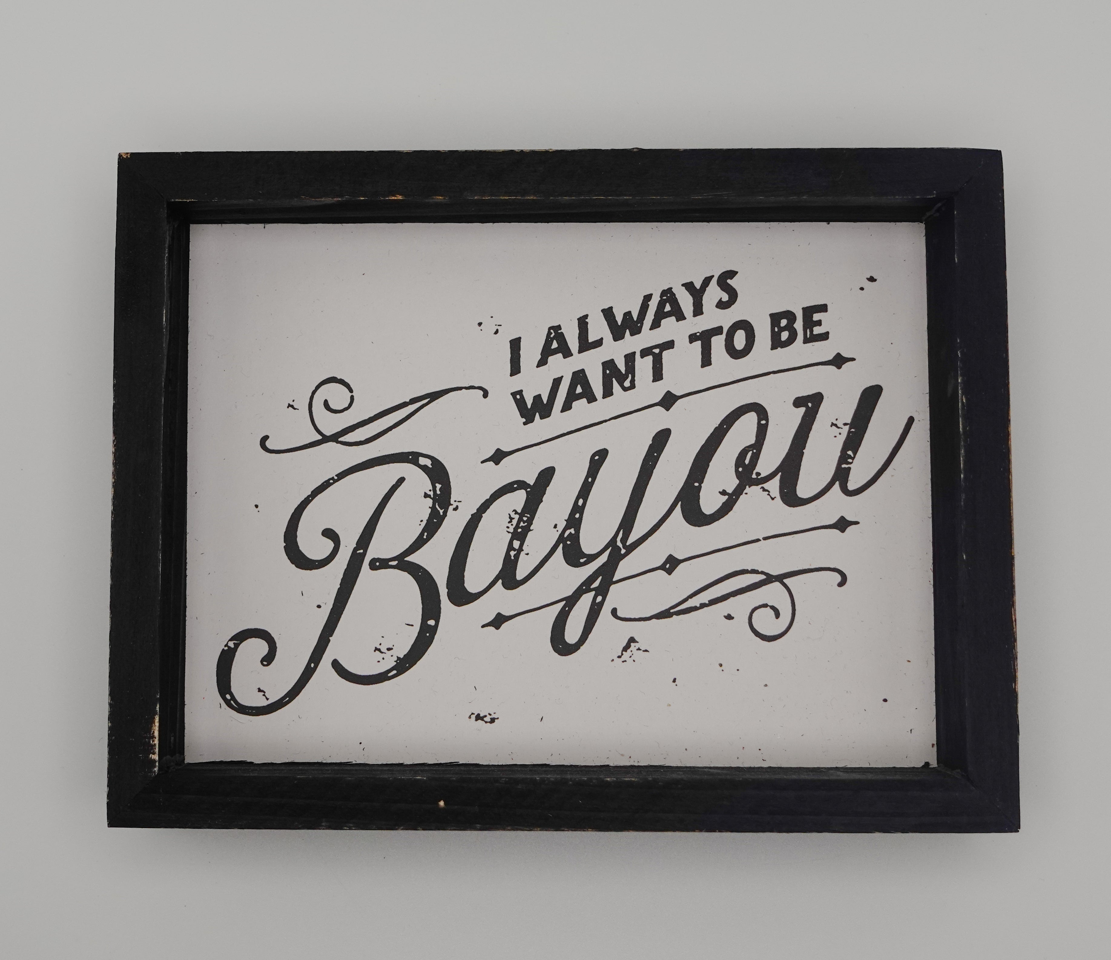 Wooden Bayou Sign | Cajun Encounters Merch