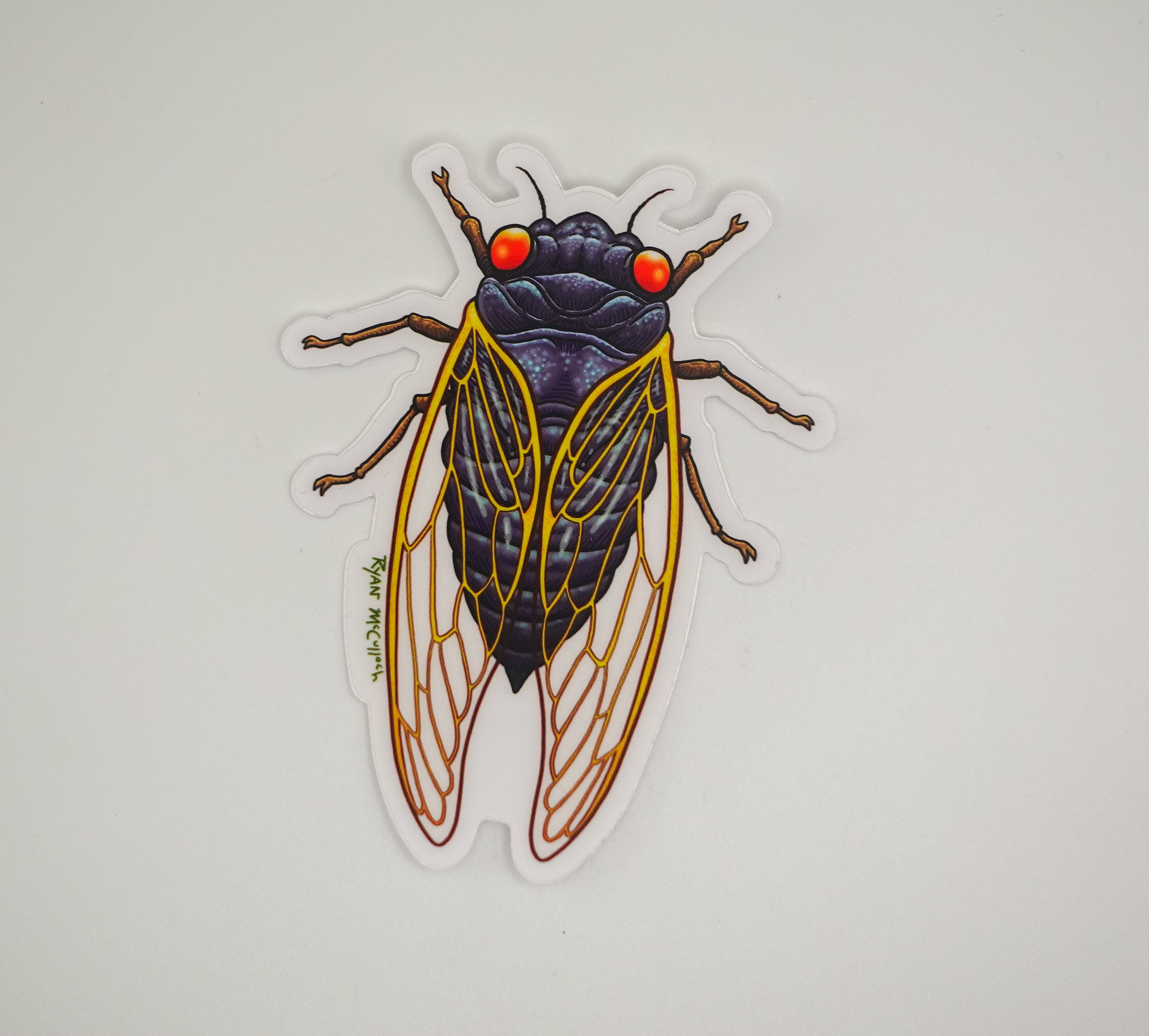 Cicada Sticker | Cajun Encounters Merch